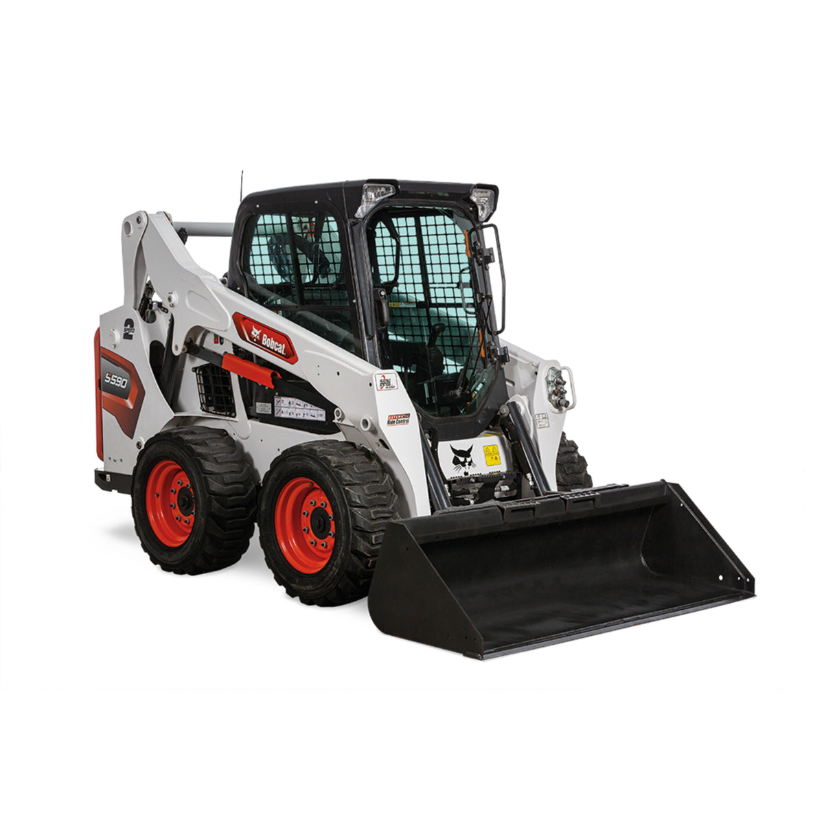 Bobcat S150–S590 Skid Steer Loader with Bucket – Compact & Versatile ...