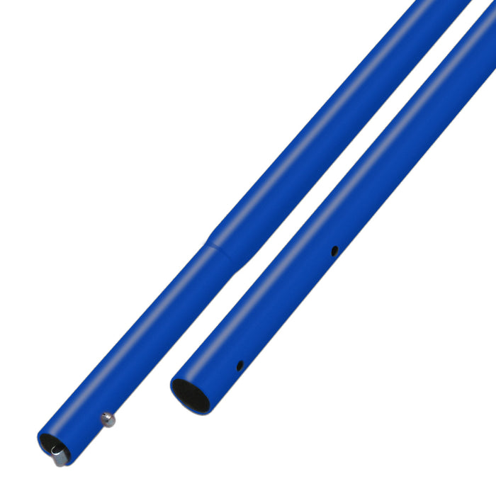 Kraft CC331SBC – 8 Ft. Blue Powder-Coated Aluminum Swaged Button Handl ...