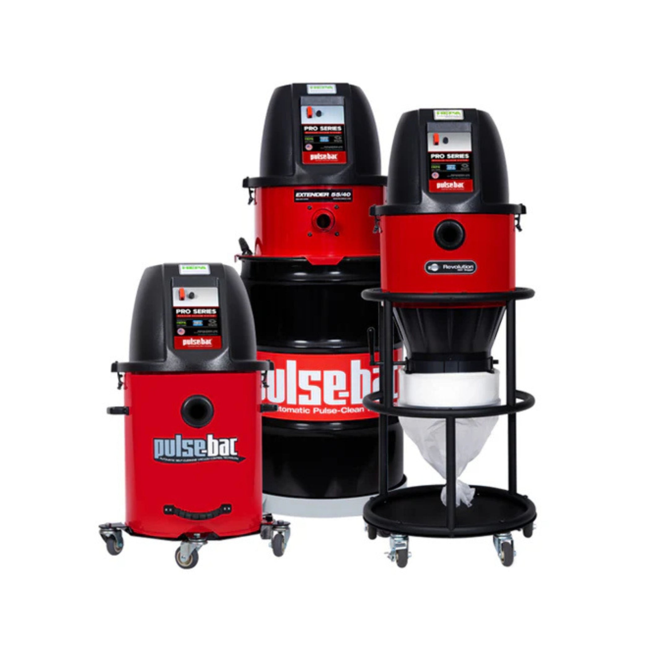 Pulse-Bac PRO-311 HEPA Vacuum – Industrial Dust Extractor, 311 CFM (Re ...